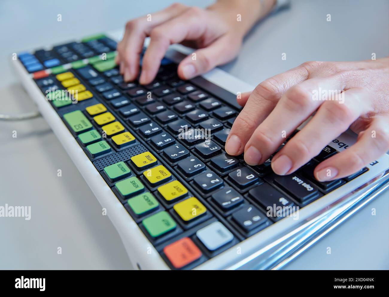 Keyboard. Stockbroker. Stock market Stock Photo - Alamy