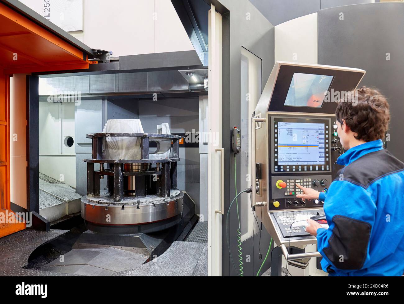 Machining Center. CNC. Vertical lathe. Machine Tools Company. Gipuzkoa ...