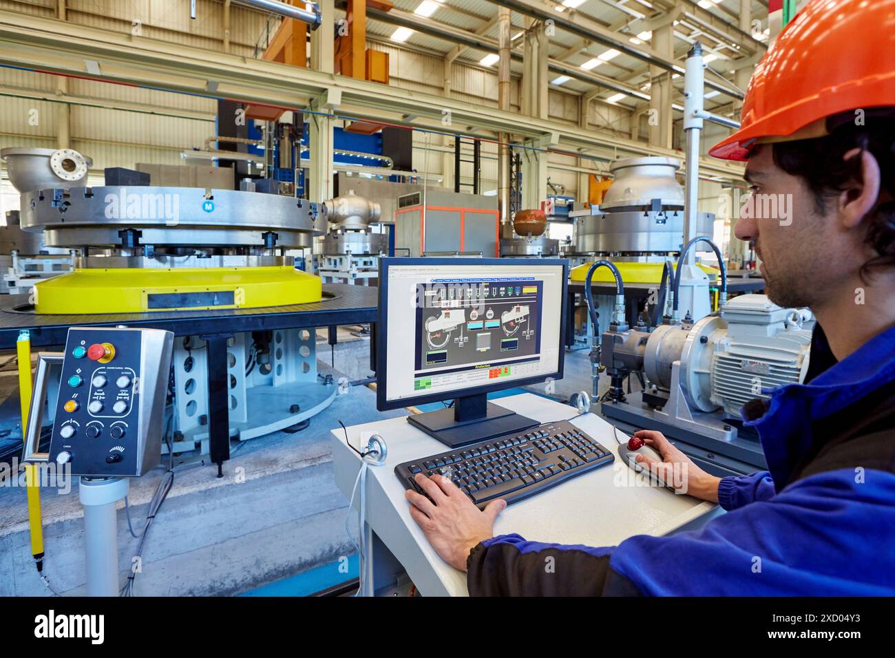 Control, Automated installation for machining parts, Machining Centre ...