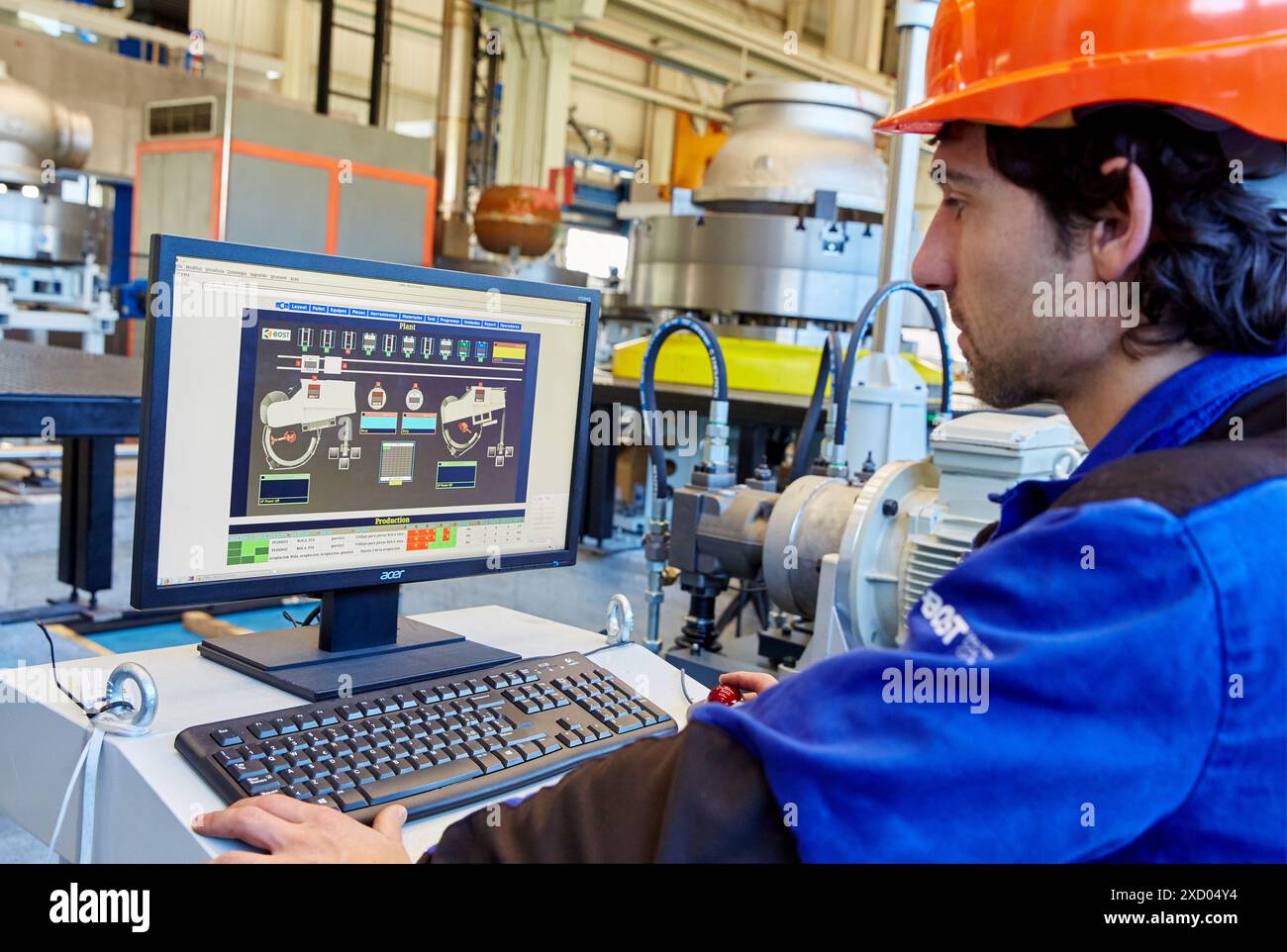 Control, Automated installation for machining parts, Machining Centre ...