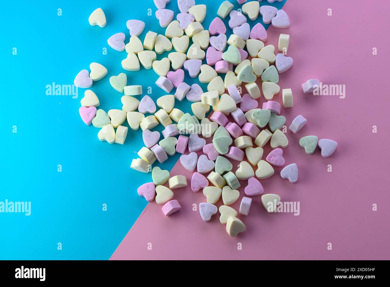 Colorful Candy Conversation Hearts for Valentine's Day 3 Stock Photo ...