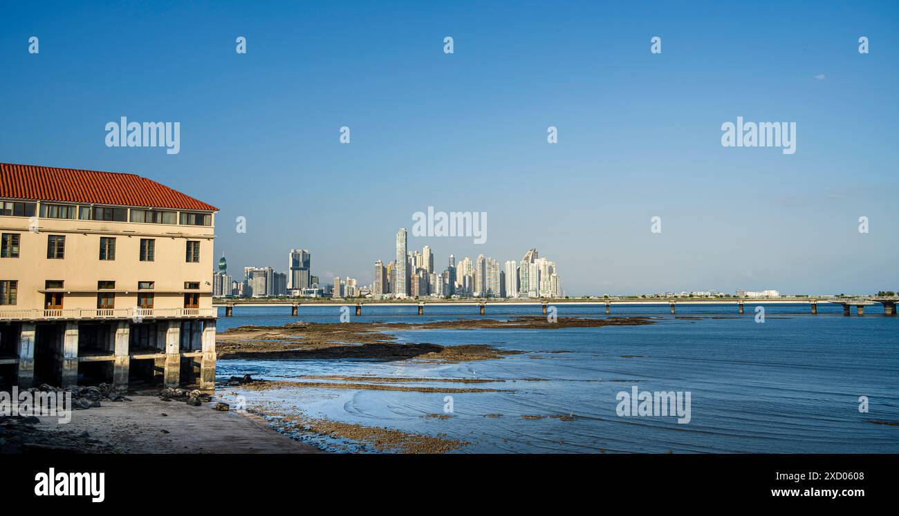 Panama City Landmarks, HDR Image Stock Photo - Alamy