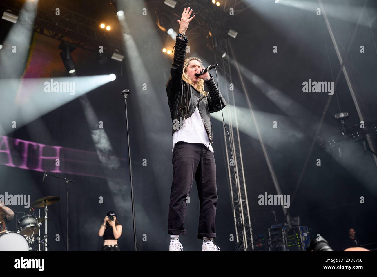 Copenhagen, Denmark. 19th June, 2024. US band Underoath with Spencer ...