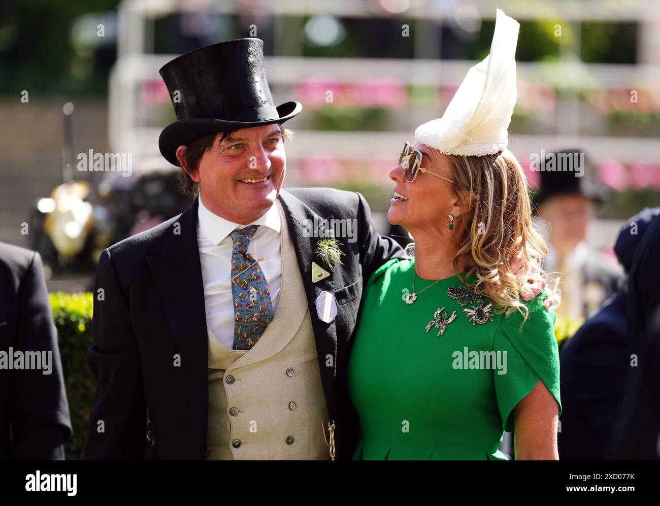 David Howden (left), owner of Running Lion, which claimed victory in ...