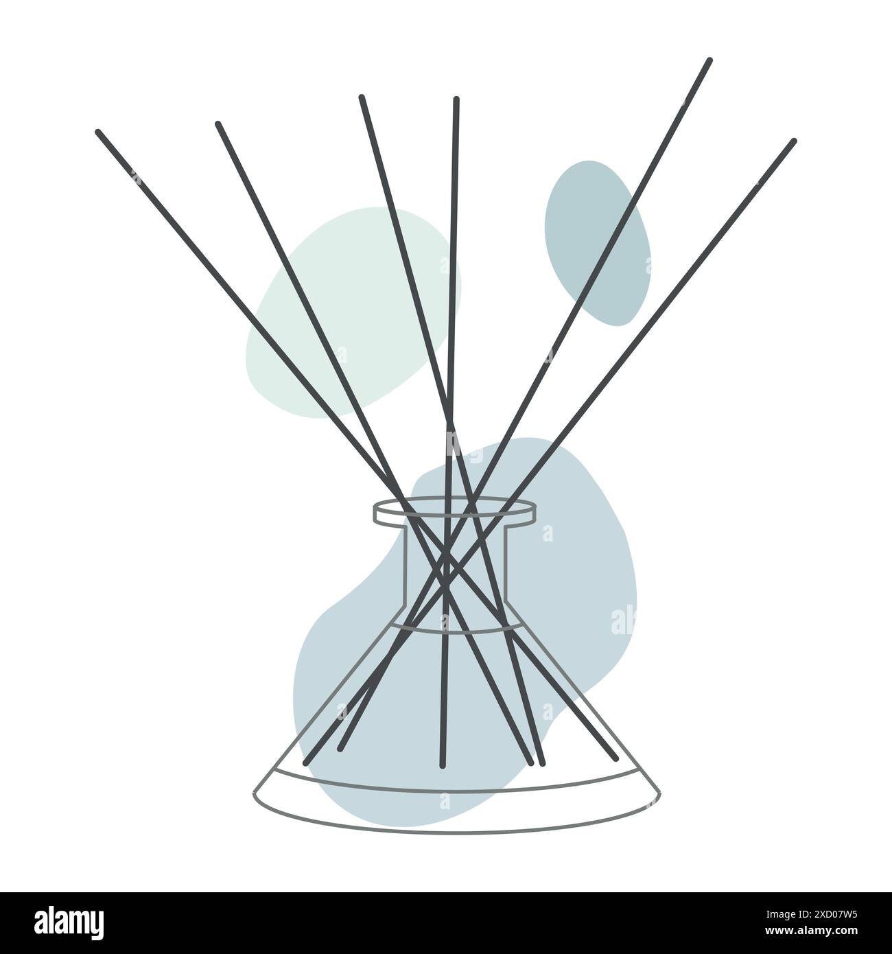 Vector Line icon of Aromatherapy Diffuser, simple Silhouette with ...