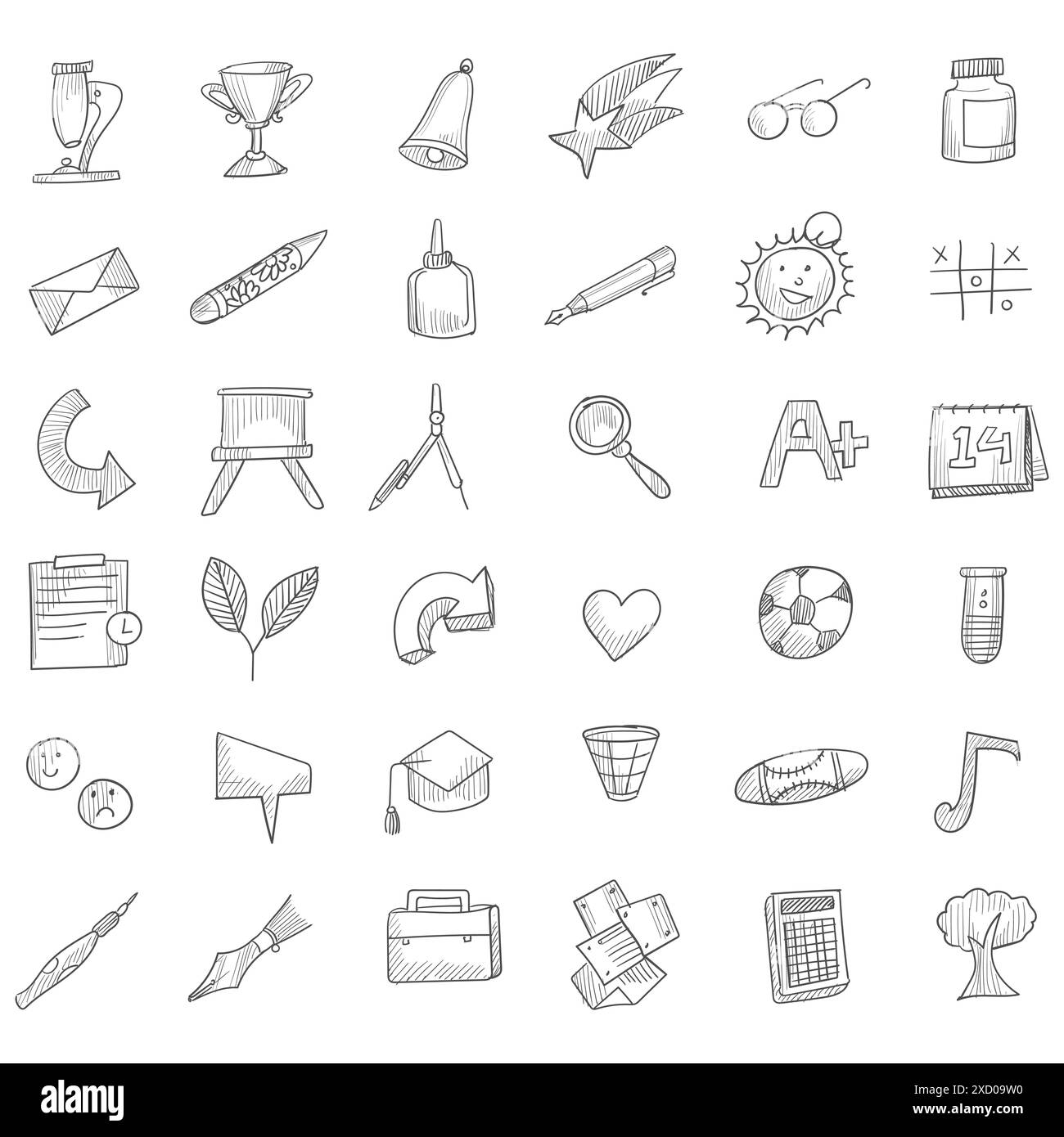 Hand click icons set Black and White Stock Photos & Images - Alamy
