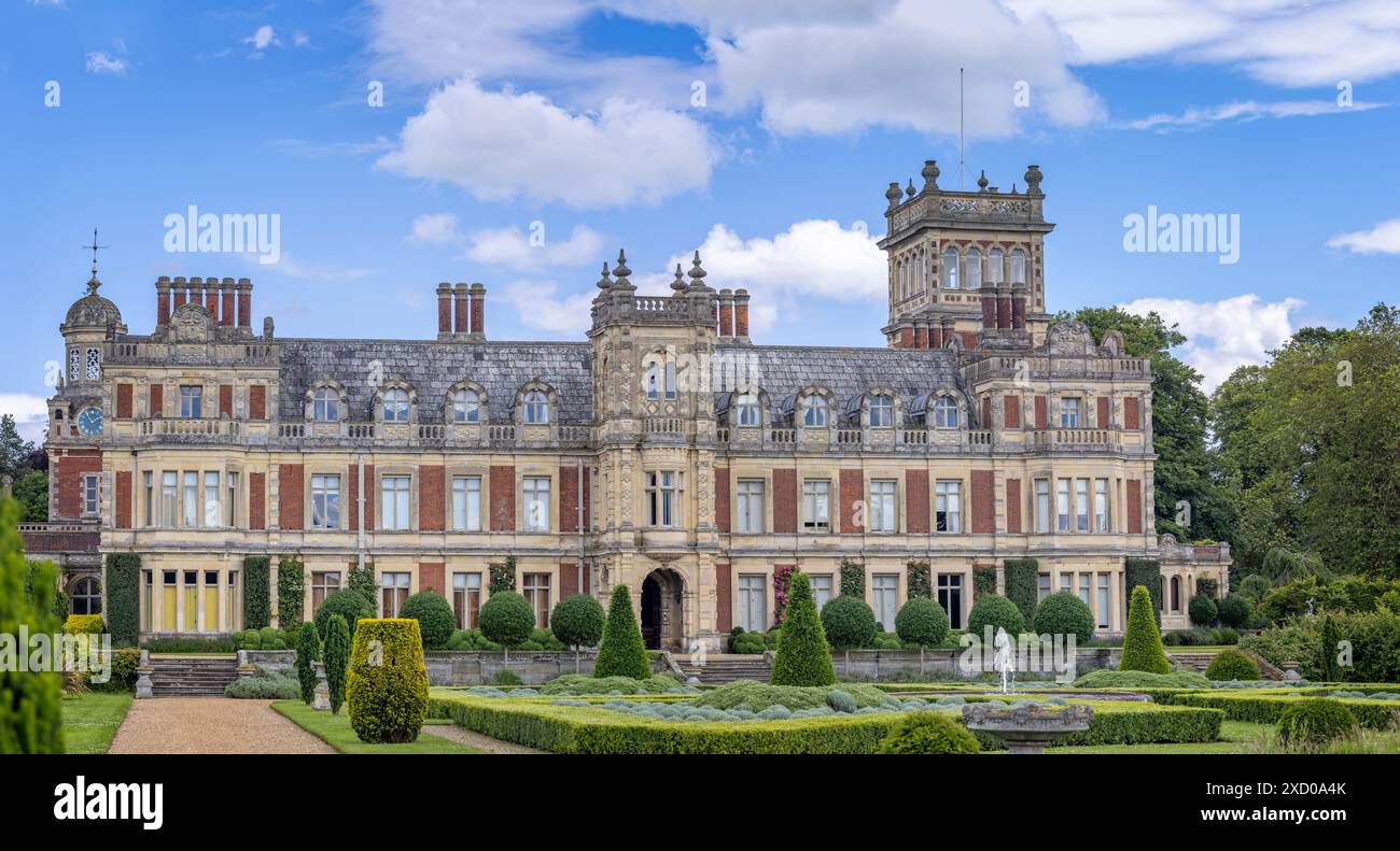 Somerleyton Hall and gardens the at Somerleyton Hall, Suffolk, UK on 16 ...