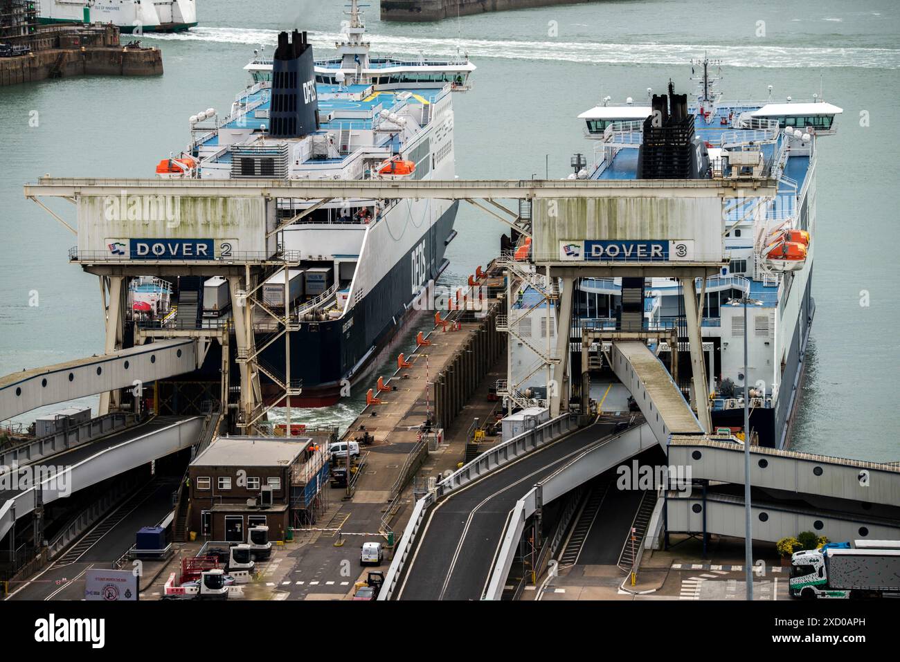 Dover, France. 18th June, 2024. Illustration Port of Dover, UK on June ...