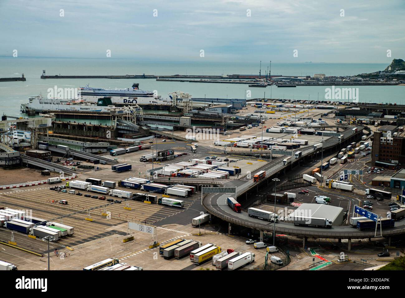 Dover, France. 18th June, 2024. Illustration Port of Dover, UK on June ...