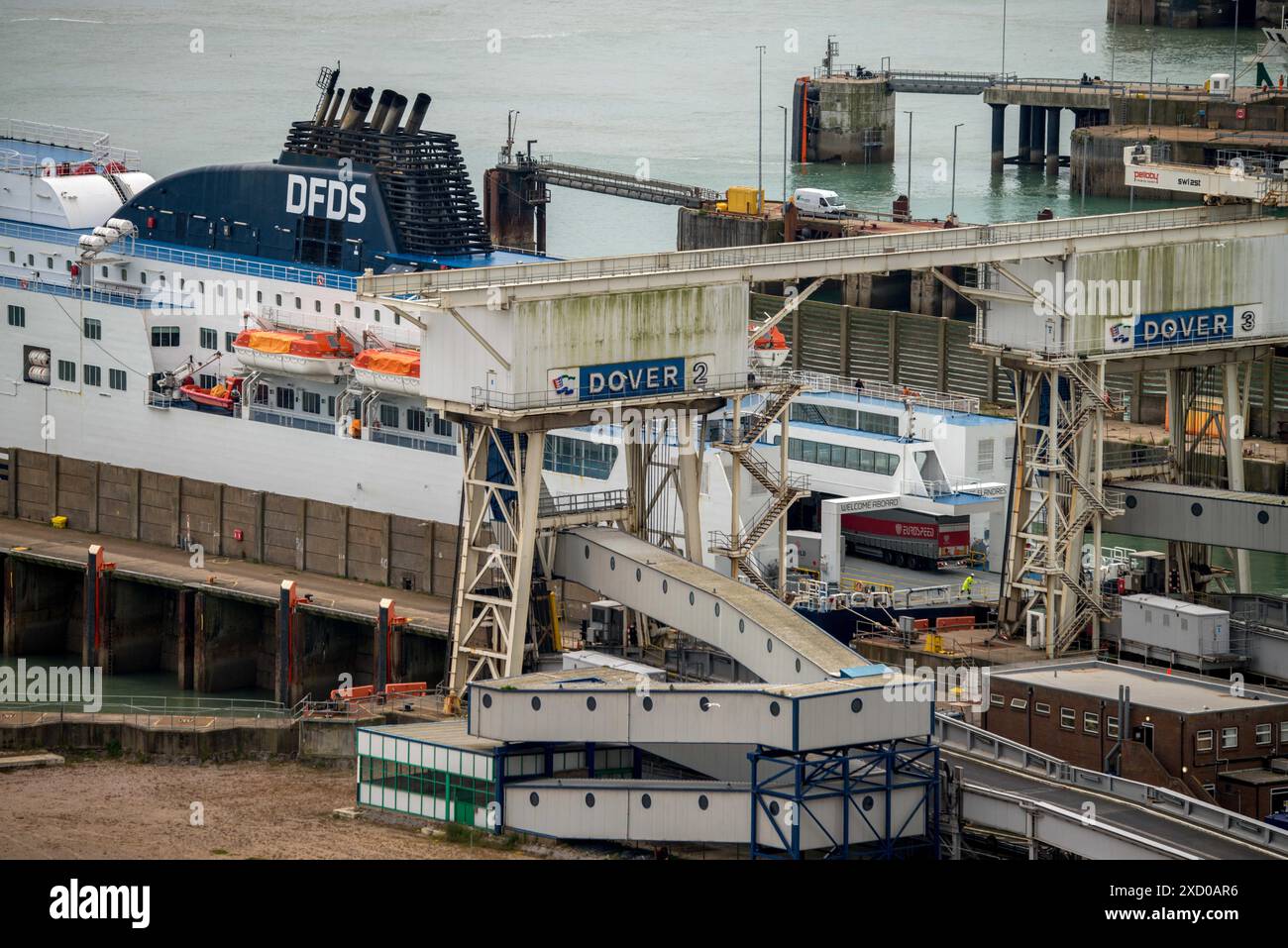 Dover, France. 18th June, 2024. Illustration Port of Dover, UK on June ...
