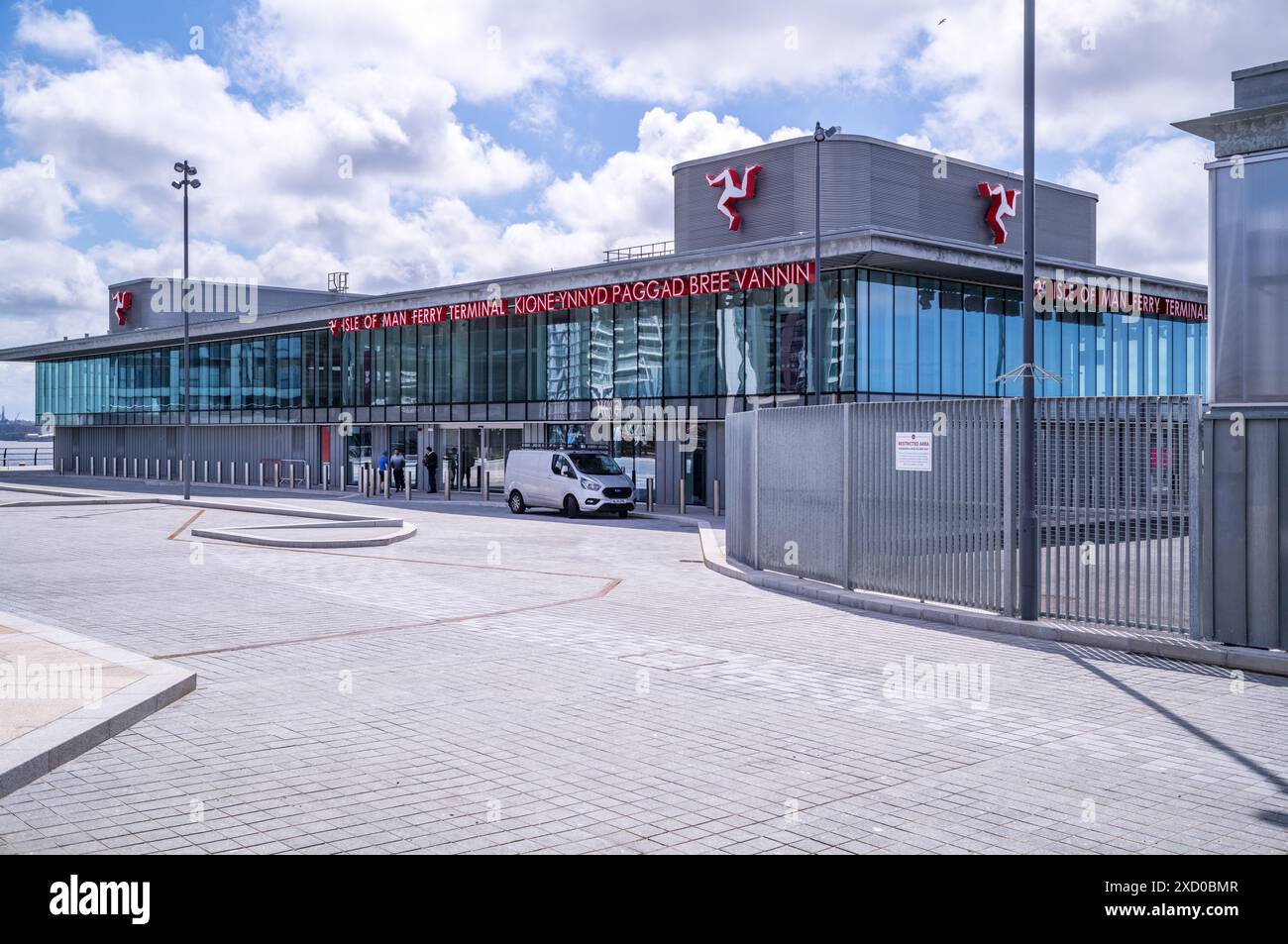 New Isle of Man Ferry terminal at Liverpool Stock Photo - Alamy