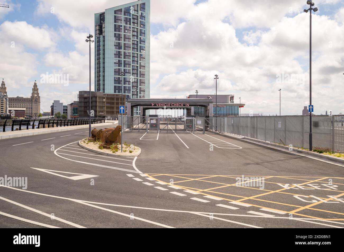 New Isle of Man Ferry terminal at Liverpool Stock Photo - Alamy