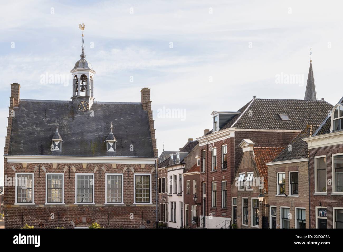 Former old town hall in the Dutch old town of Ameide Stock Photo - Alamy