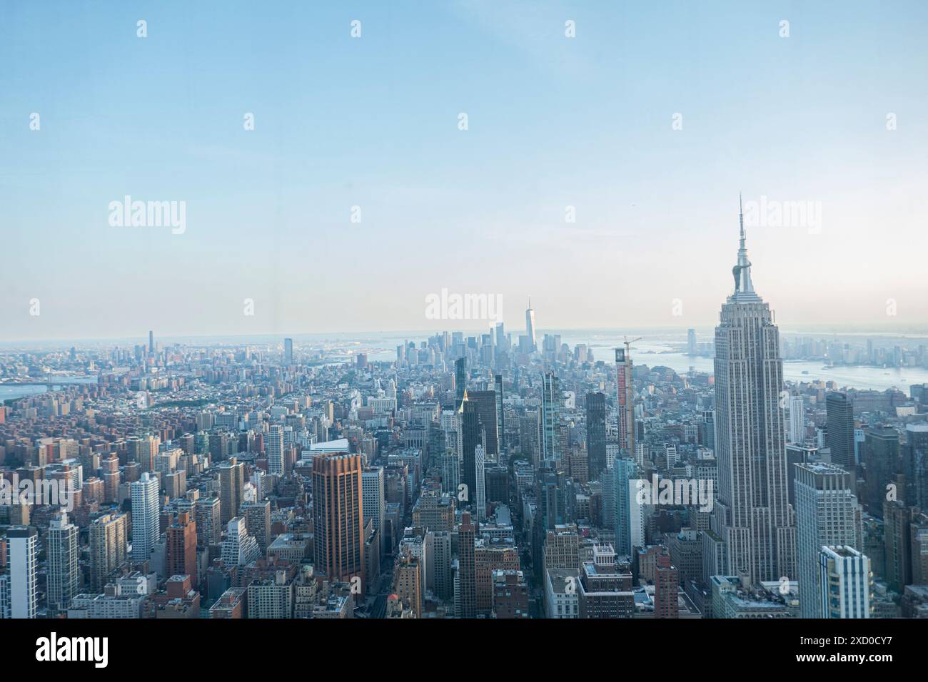 The Empire State Building view from the Summit One Vanderbilt ...