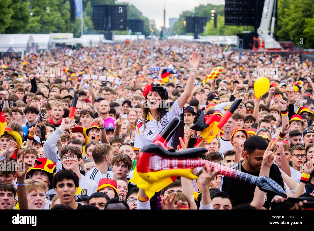 Berlin, Germany. 19th June, 2024. Soccer, UEFA Euro 2024, Germany ...