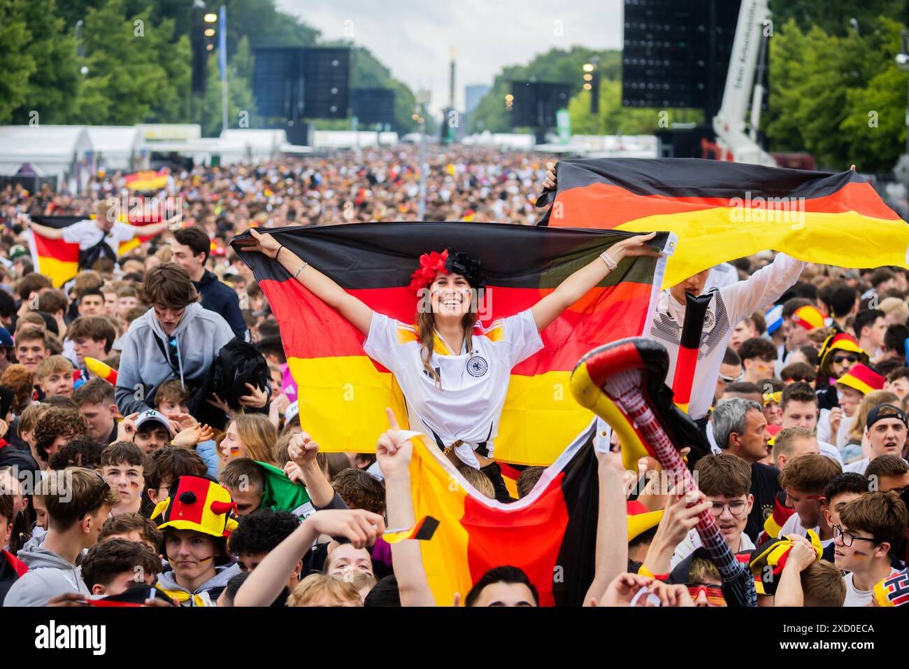 Berlin, Germany. 19th June, 2024. Soccer, UEFA Euro 2024, Germany ...