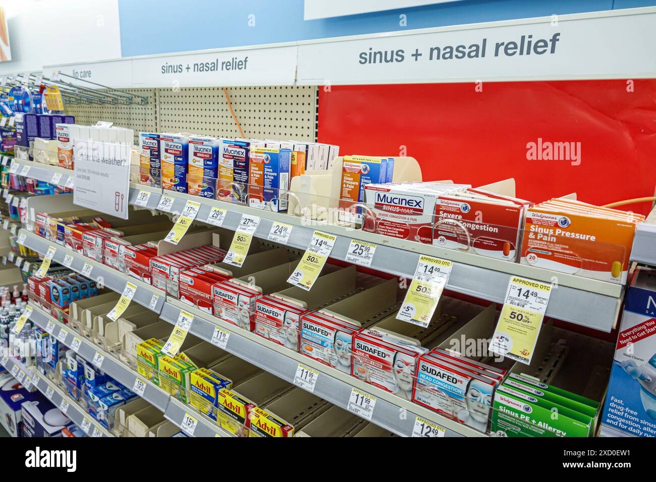 Miami Beach Florida,Walgreens Pharmacy drugstore,inside interior,aisle ...