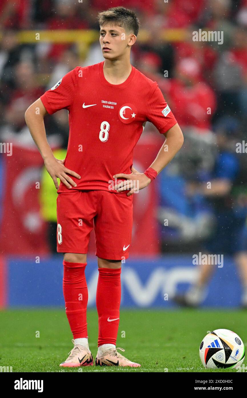 Arda Guler (8) of Turkey pictured during a soccer game between the ...