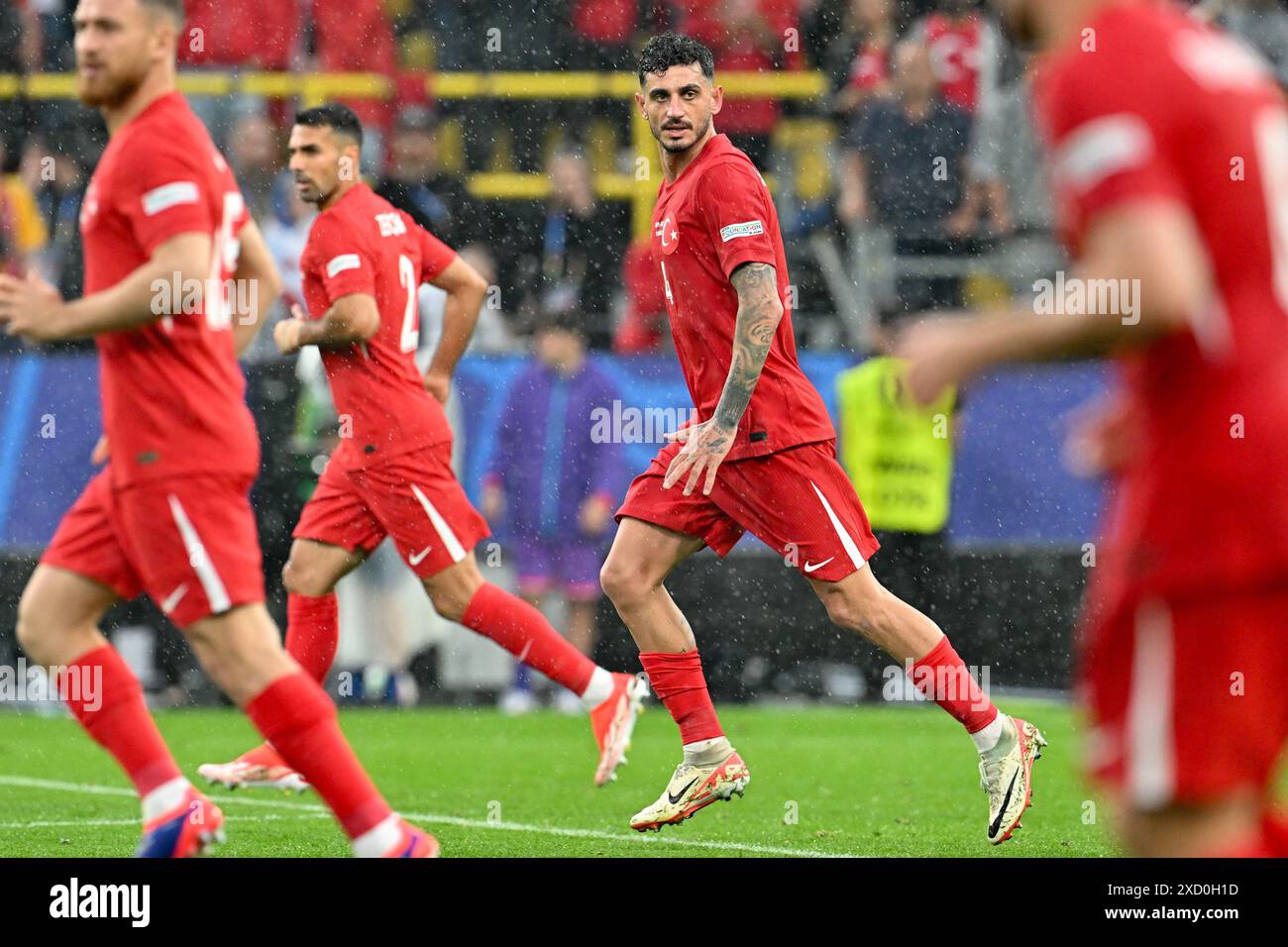 Samet Akaydin (4) of Turkey pictured during a soccer game between the ...