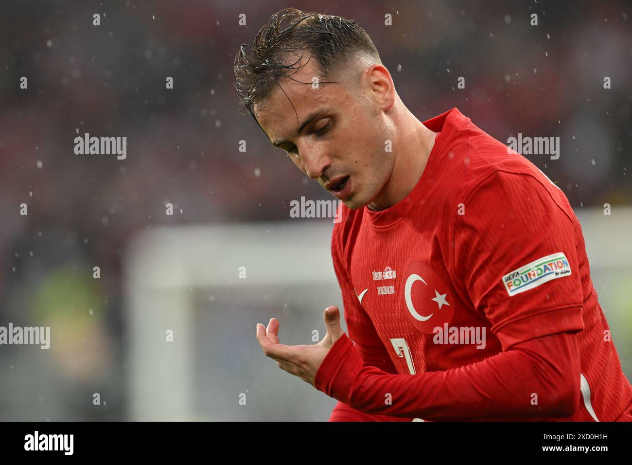 Kerem Akturkoglu (7) of Turkey pictured during a soccer game between the national teams of ...