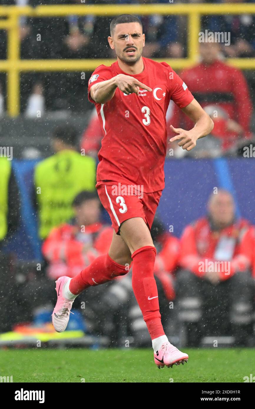 Merih Demiral (3) of Turkey pictured during a soccer game between the ...