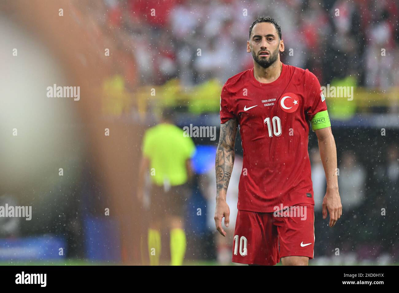 Hakan calhanoglu (10) of Turkey pictured during a soccer game between ...