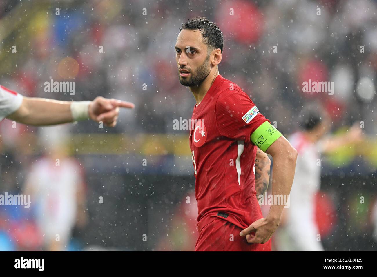 Hakan calhanoglu (10) of Turkey pictured during a soccer game between ...