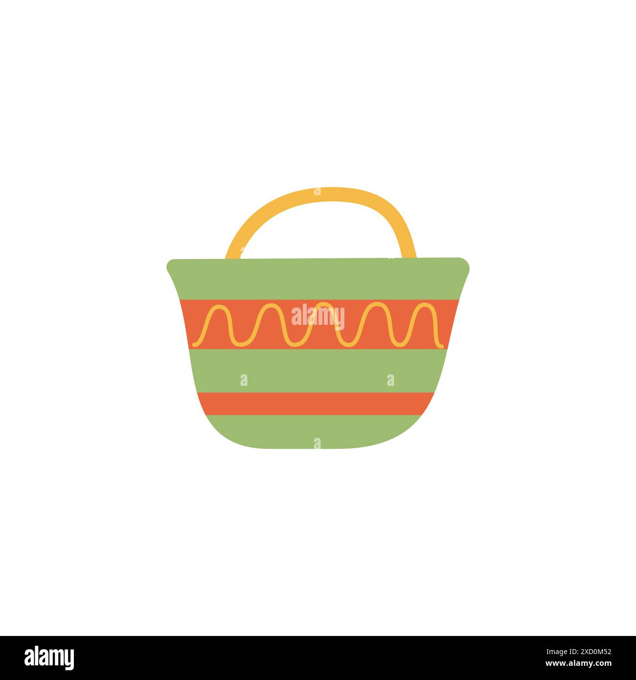 Summer flat element. Simple vacation symbol and icon. Stock vector ...