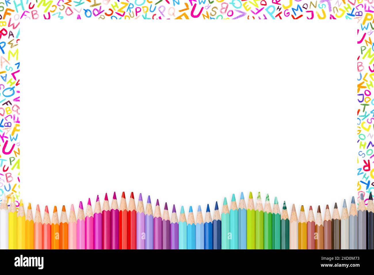 Draw alphabet letters hi-res stock photography and images - Alamy