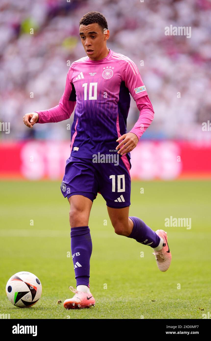 Germany's Jamal Musiala during the UEFA Euro 2024 Group A match at the ...