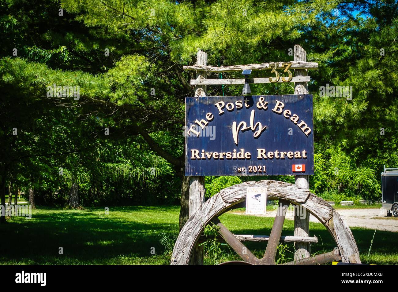 The post and beam riverside retreat is a multi purpose venue in ...