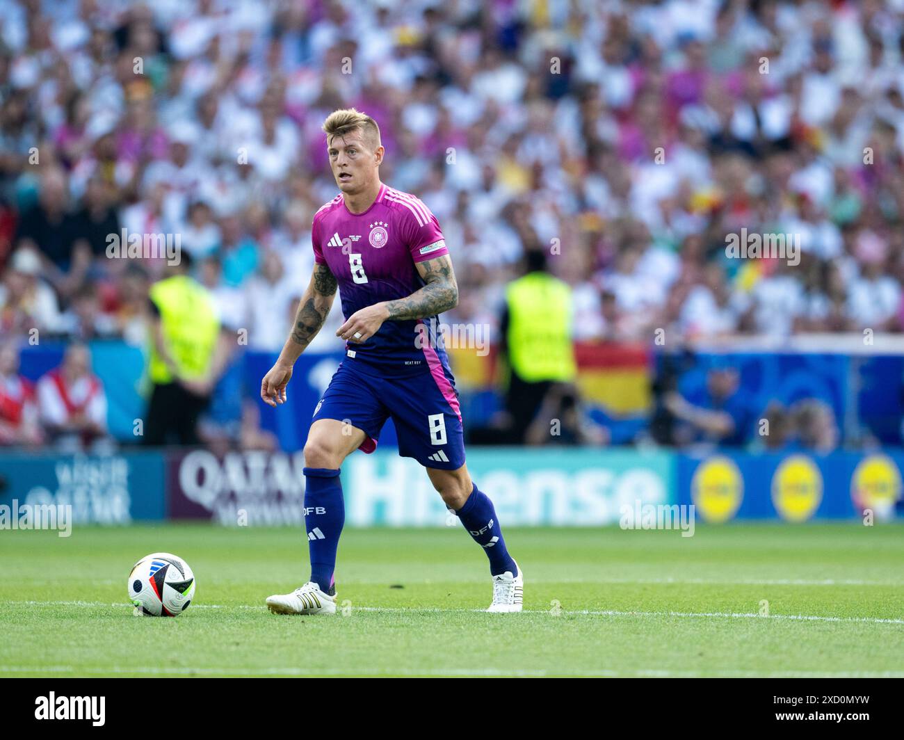 Toni Kroos (Deutschland, #08) am Ball, GER, Germany (GER) vs. Ungarn ...