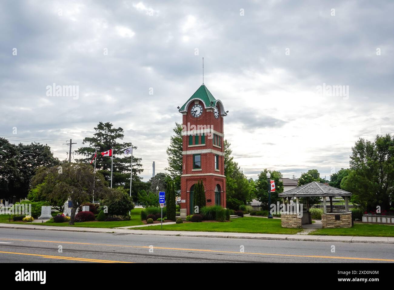 The Listowel Clock Tower, a prominent and historic landmark in the town ...