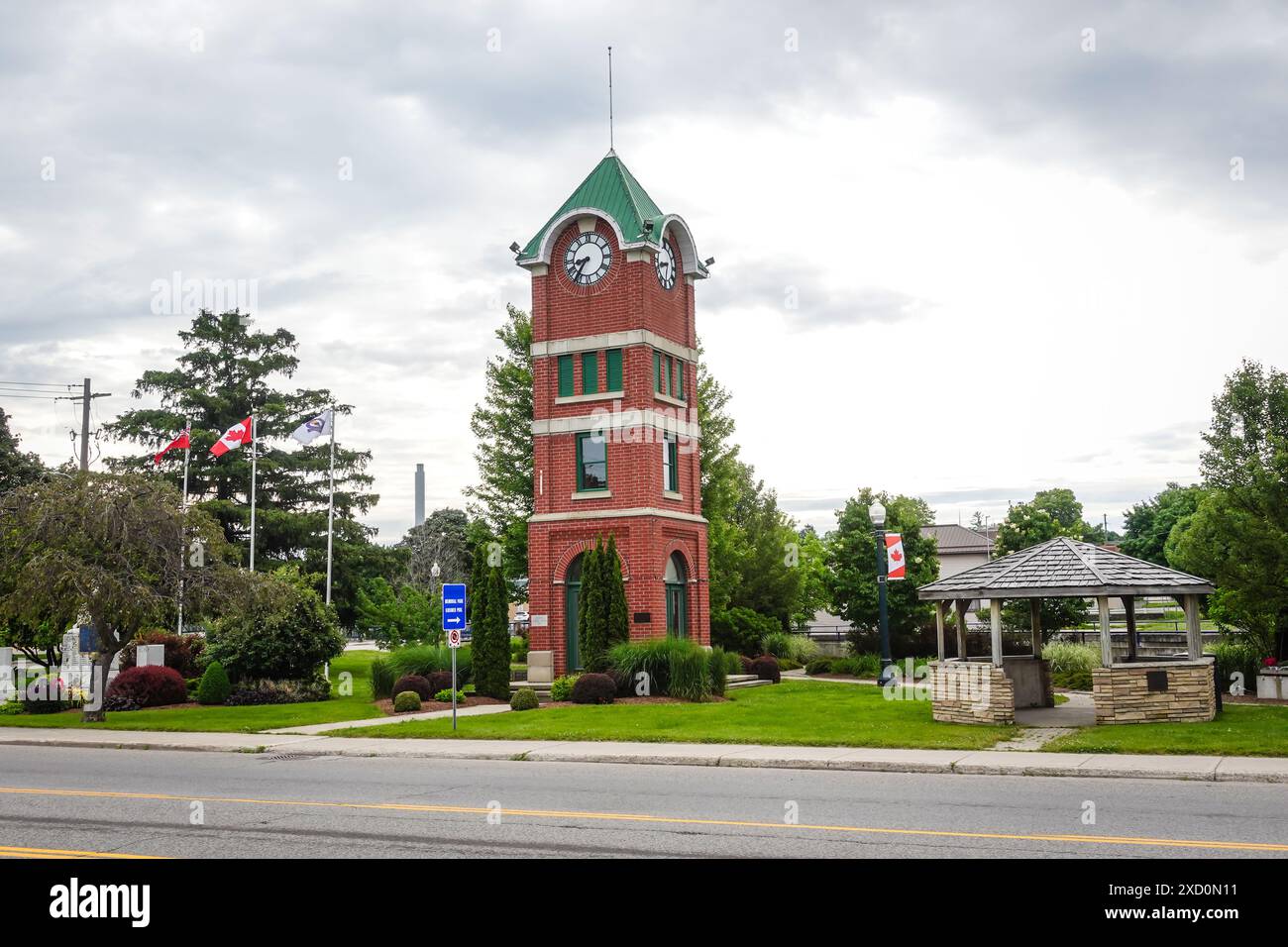 The Listowel Clock Tower, a prominent and historic landmark in the town ...