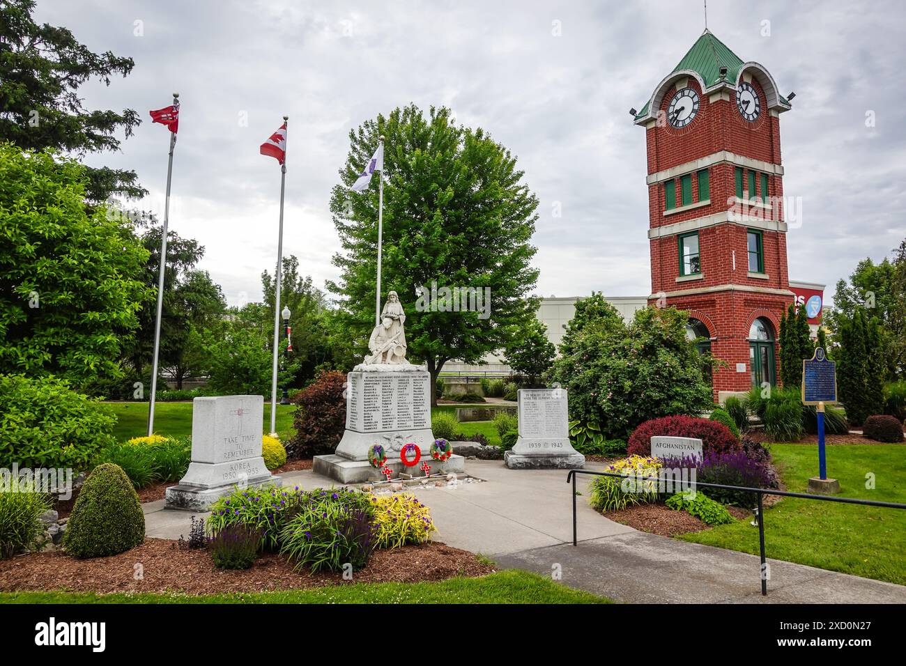 The Listowel Clock Tower and War Memorial, significant landmarks in ...