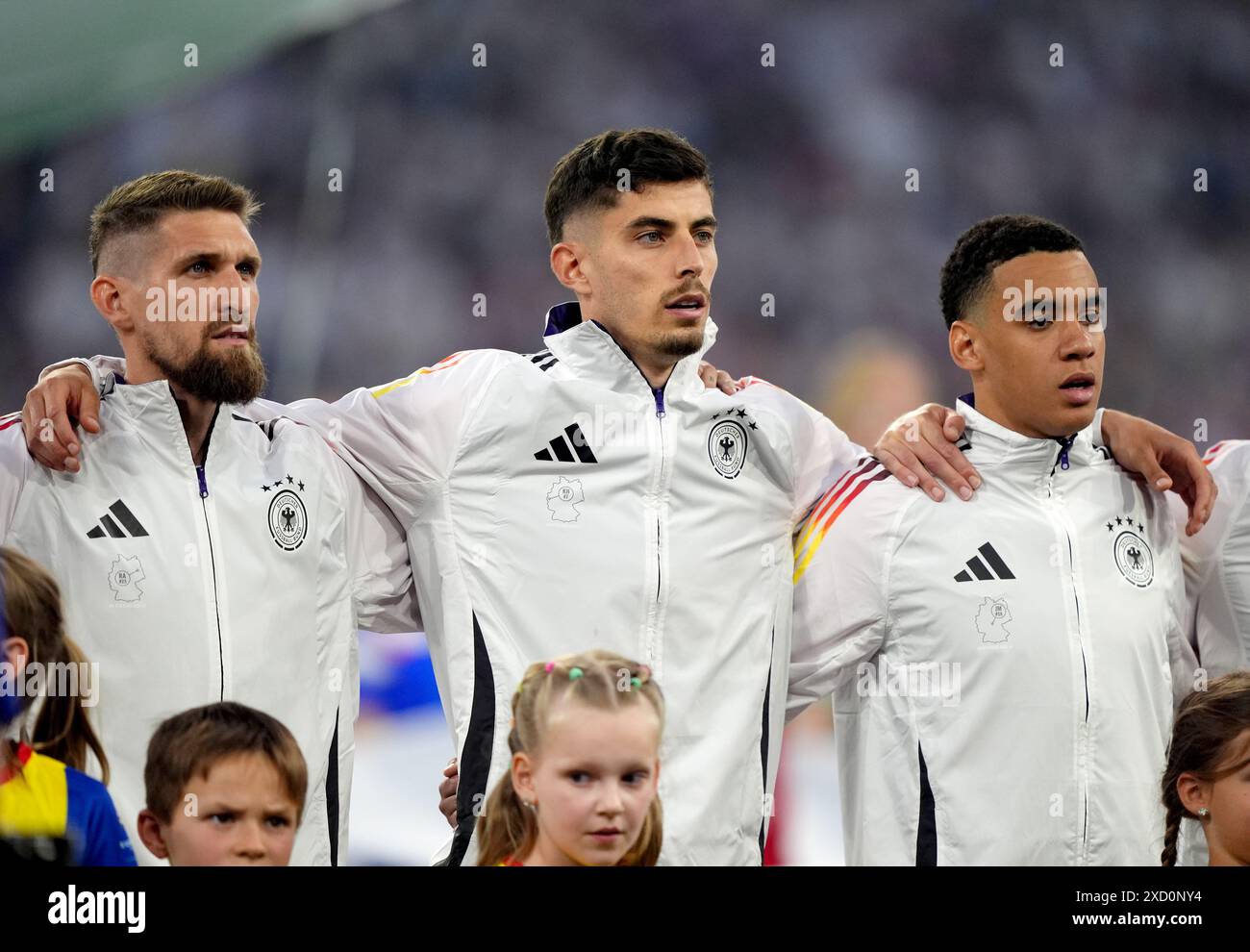 Germany's Robert Andrich, Kai Havertz and Jamal Musiala ahead of the ...