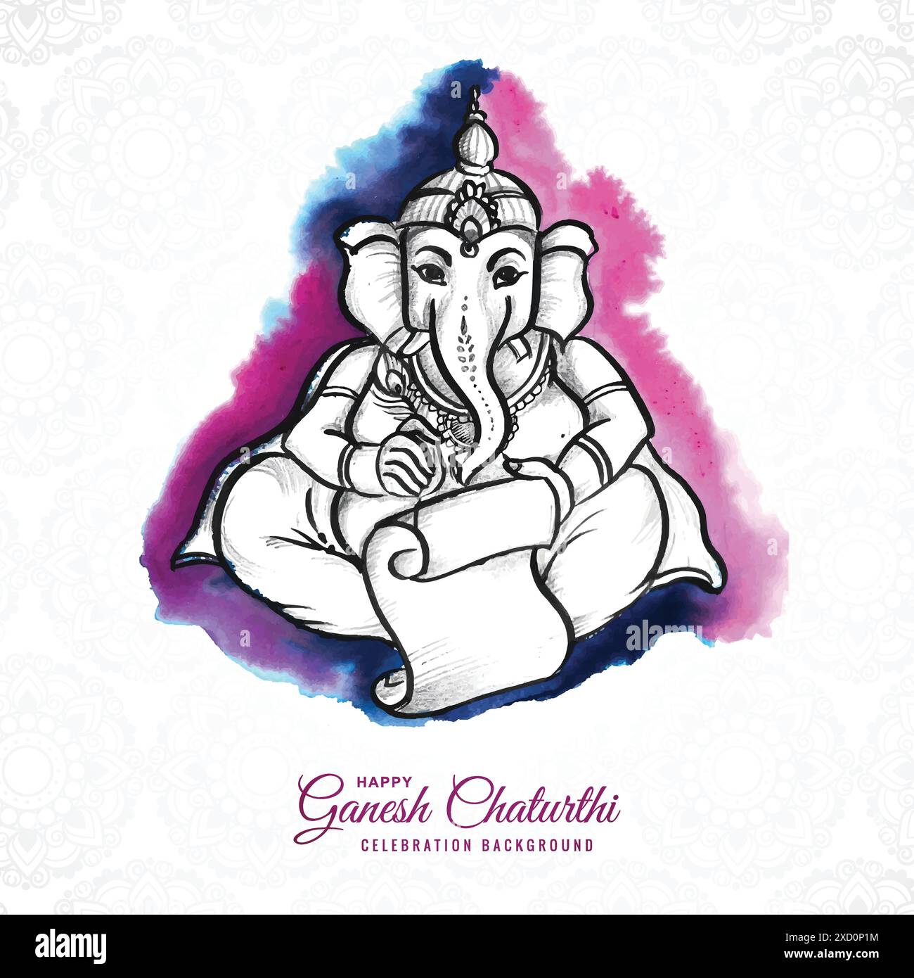 How to draw ganesha hi-res stock photography and images - Alamy