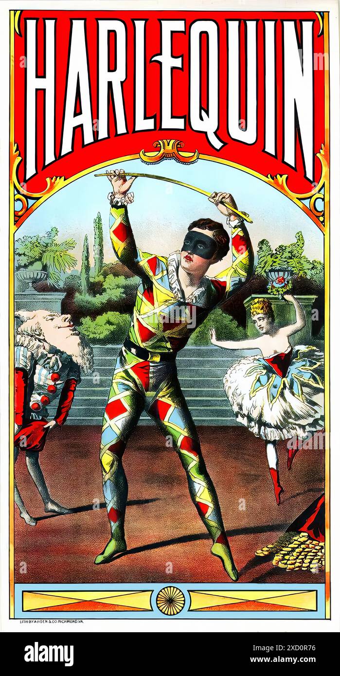 Harlequin poster hi-res stock photography and images - Alamy