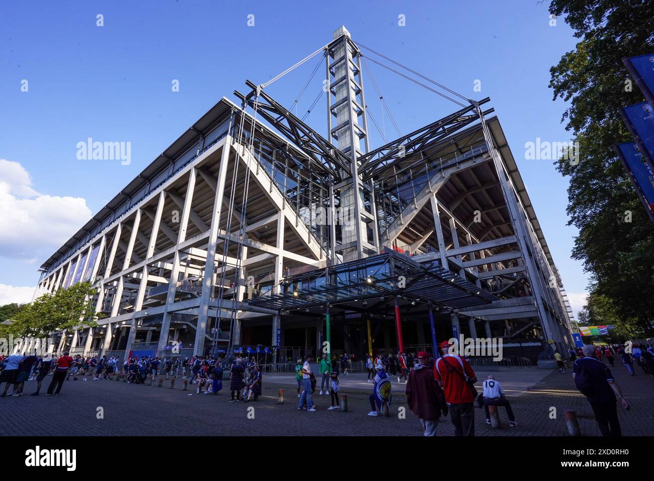 Cologne, Germany, June 19th 2024: General view outside the stadium ...