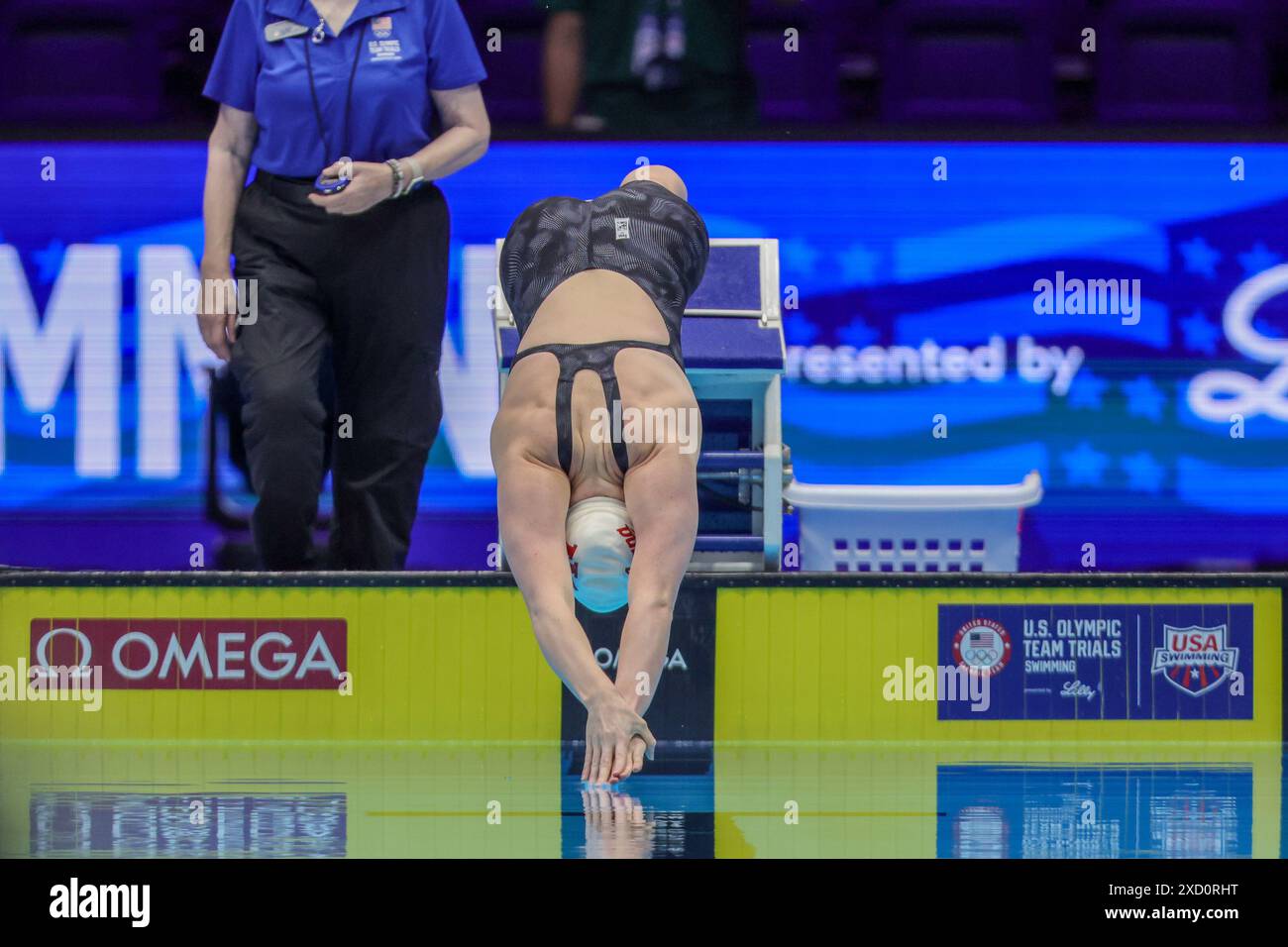 Indianapolis, Indiana, USA. 19th June, 2024. LILLY KING (Indiana Swim ...