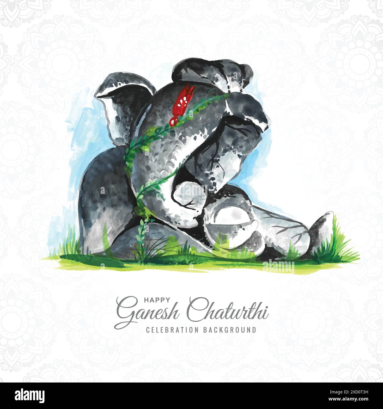 Happy ganesh chaturthi festive Stock Vector Images - Alamy