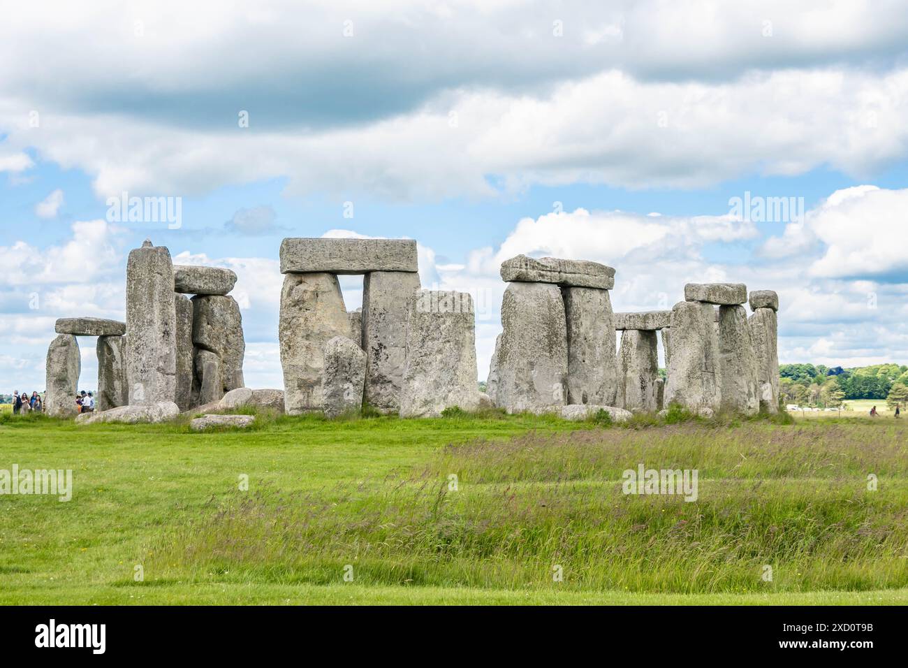 SAILSBURY, WILTSHIRE, ENGLAND - 8 June 2024: Photo of Stonehenge which ...