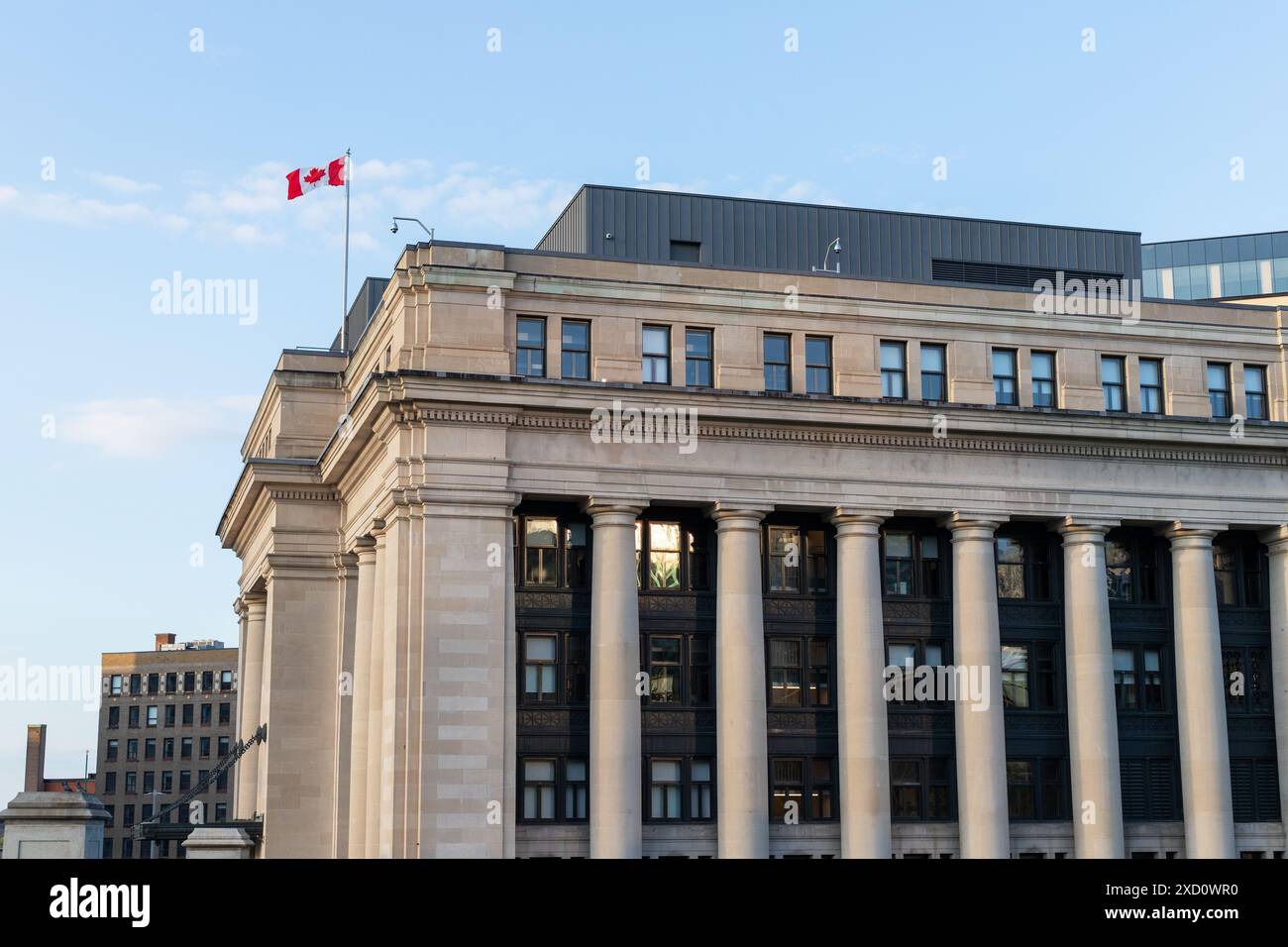 Senate of Canada Building - Ottawa, Canada - May 16, 2024 Stock Photo ...