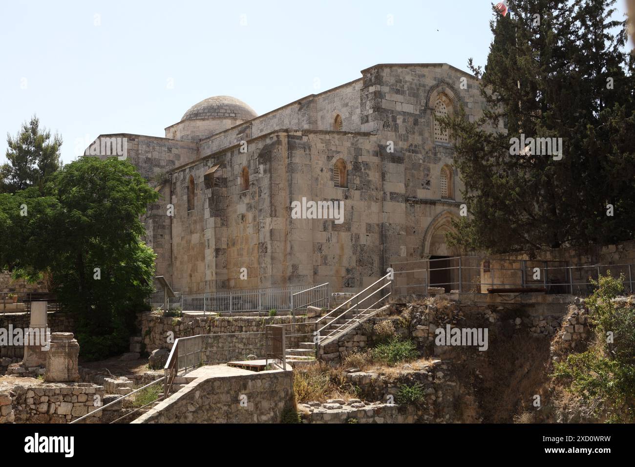 Crusaders 12th century Catholic Saint Anne Church built where Virgin ...