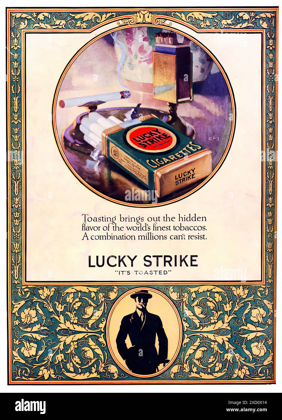 Lucky strike advertising Cut Out Stock Images & Pictures - Alamy