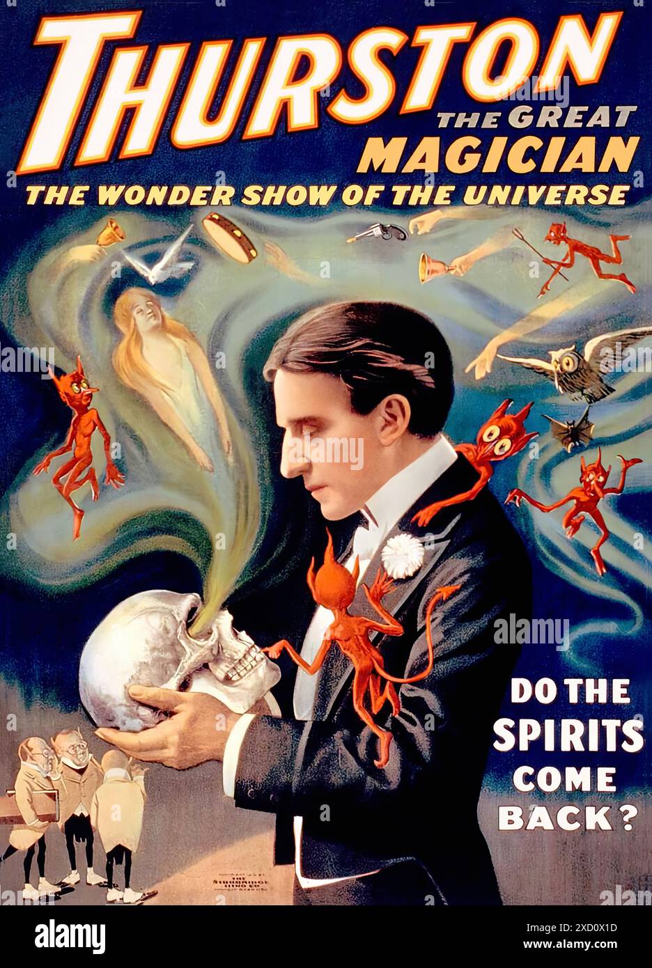 Thurston magician vintage poster hi-res stock photography and images - Alamy