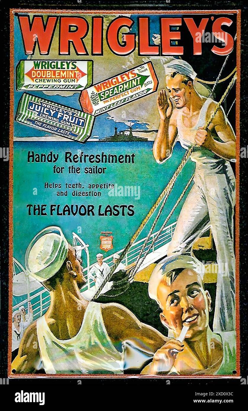 Vintage sailor poster hi-res stock photography and images - Alamy