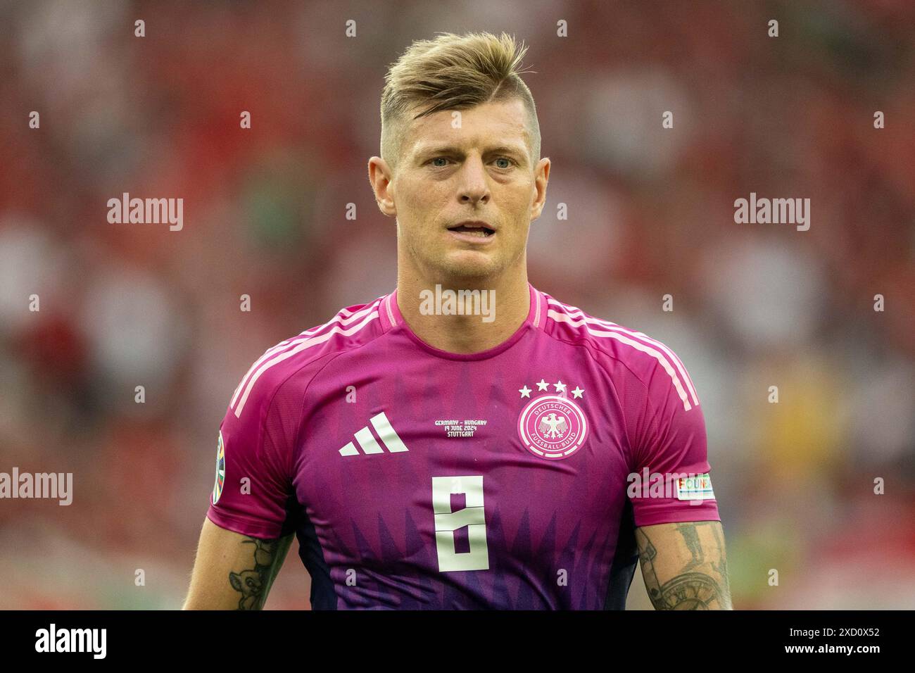 Toni Kroos (Deutschland #08), GER, Germany (GER) vs. Ungarn (HUN), Fussball Europameisterschaft ...