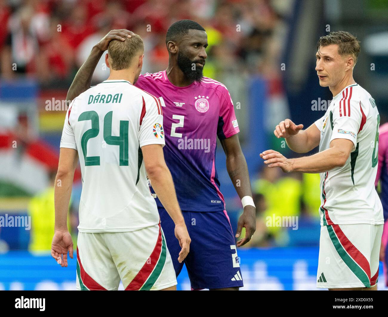 Marton Dardai (Ungarn, #24), Antonio Ruediger (Deutschland #02), Willi ...