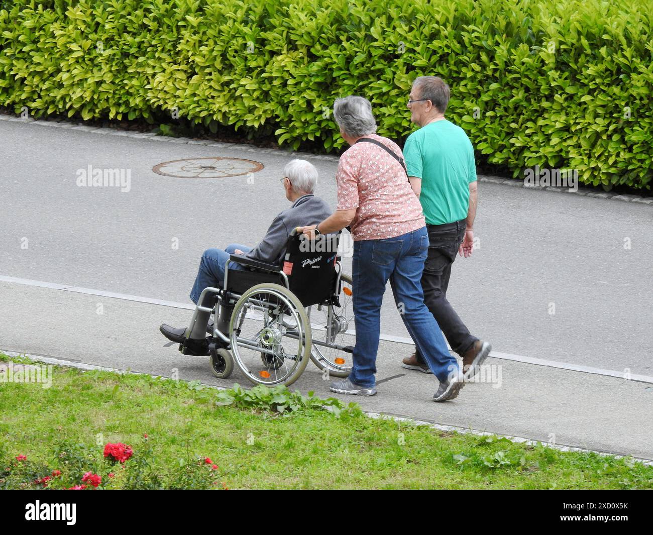 Anton Geisser 10.06.2024 Schweiz. Behinderte Senioren Rentner. Bild ...